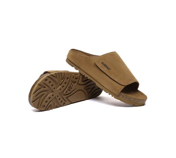 EVERAU® Men Adjustable Embossed Slip-on Summer Slides Justice - The UGG ...