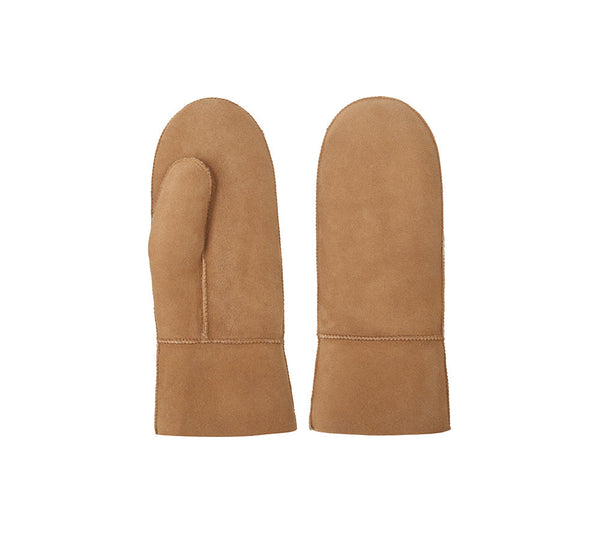 AUSTRALIAN SHEPHERD® Fluffy Fingerless Sheepskin Wool Mittens - The UGG ...